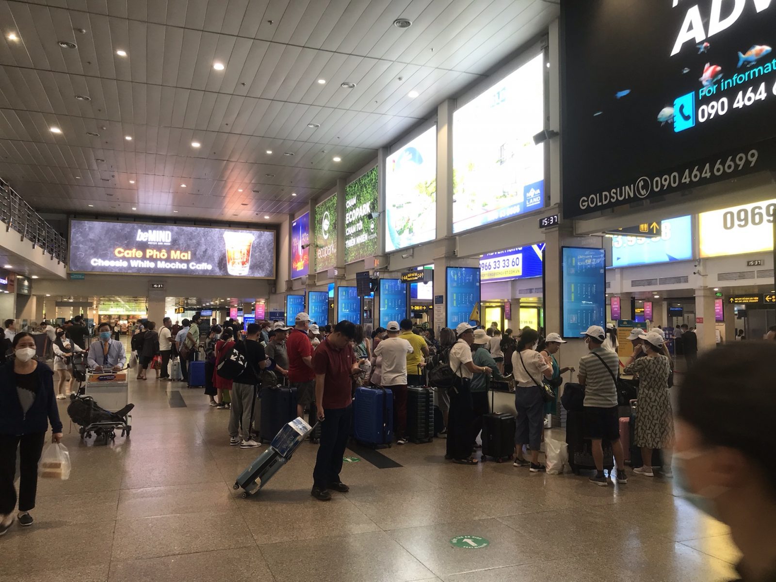 Màn hình LED cảng HKQT – Tân Sơn Nhất – Quốc Nội – TSN3