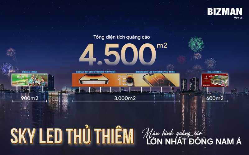 SKY LED THỦ THIÊM – MÀN HÌNH QUẢNG CÁO LỚN NHẤT ĐÔNG NAM Á TẠI THÀNH ...