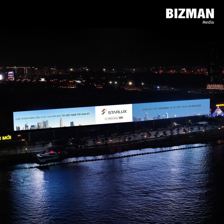 [BIZMAN X STARLUX] MÀN HÌNH LED VEN SÔNG LỚN NHẤT THẾ GIỚI “CẤT CÁNH ...